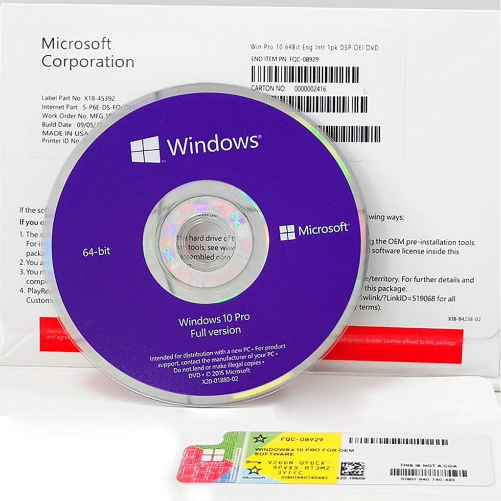 WINDOWS แบบ OEM / FPP / ESD ต่างกันอย่างไร ซื้อแบบไหนเหมาะ - โน๊ตบุ๊ค ...